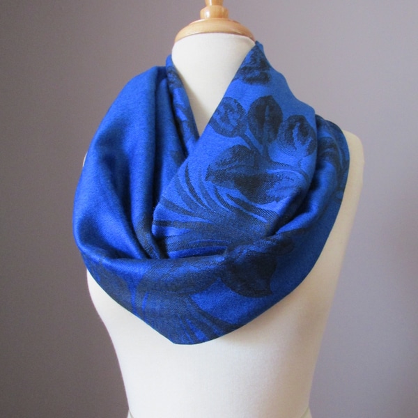 Cobalt Blue Scarf - Etsy