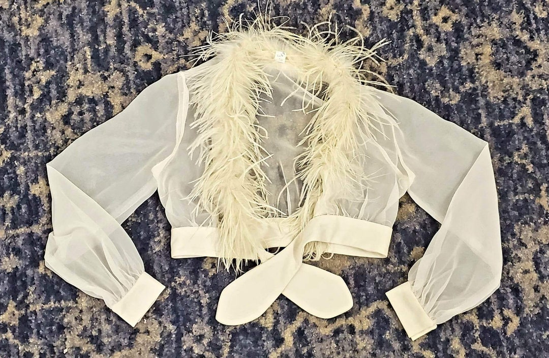 Vtg 70s Does 20s Cream White Halter Dress and Jacket Set - Etsy