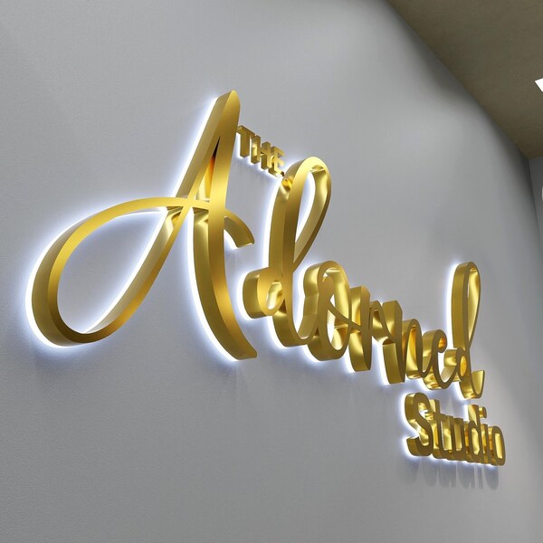 Custom Backlit Sign - Etsy