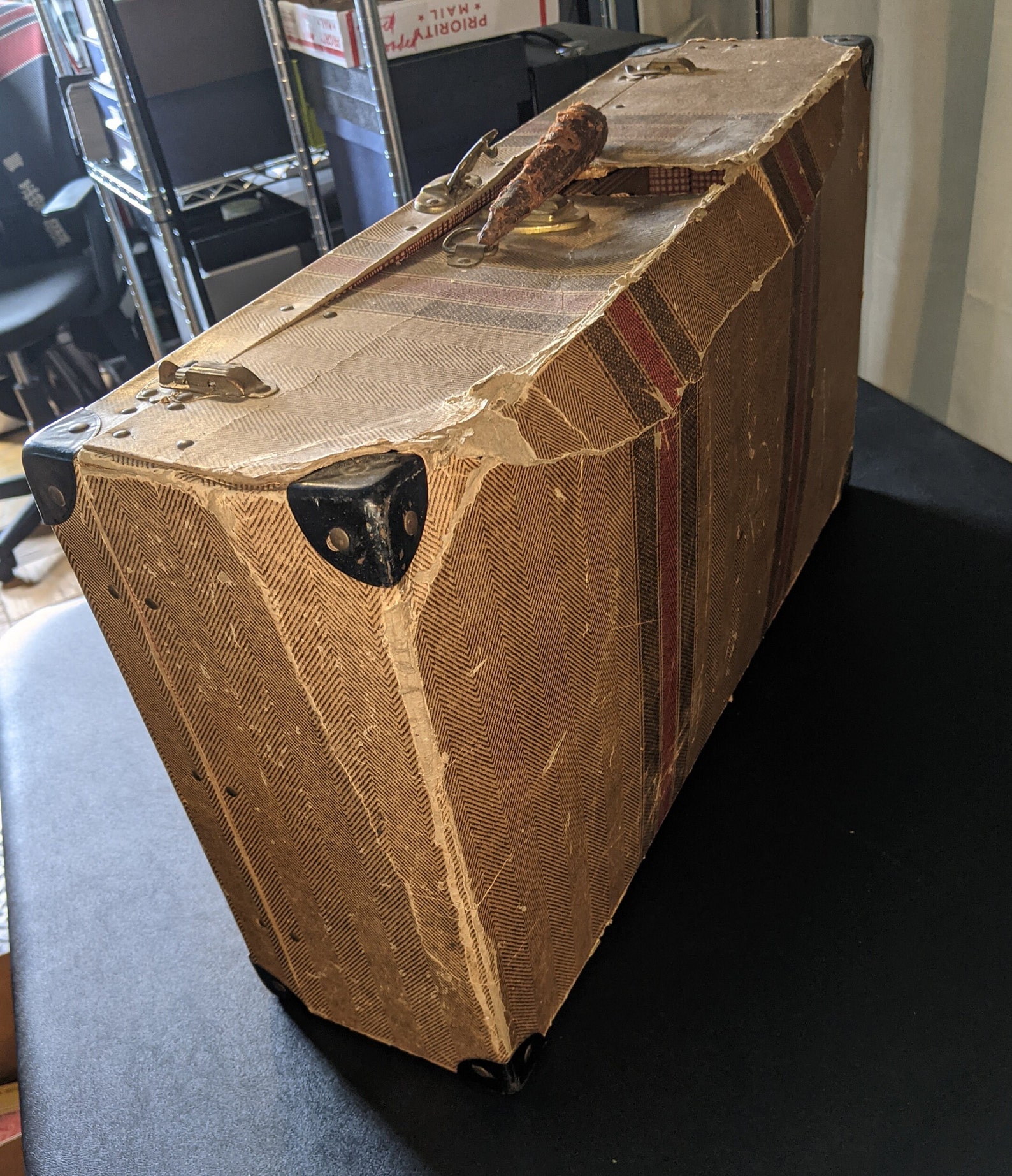 Vintage Cardboard Luggage ca. 1900 | Etsy