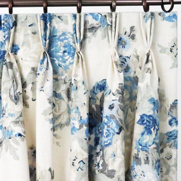 Pinch Pleat Drapes for Traverse Rods - Etsy