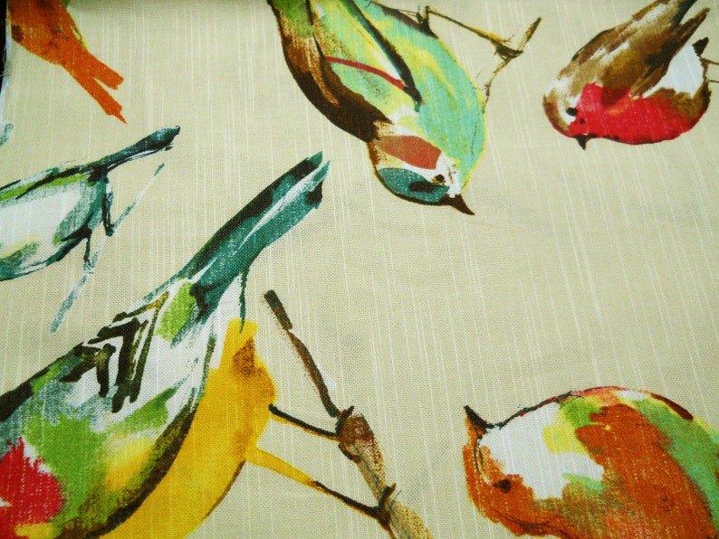 Bird Curtain Panels Bird Pattern Curtains Bird Curtains for - Etsy ...