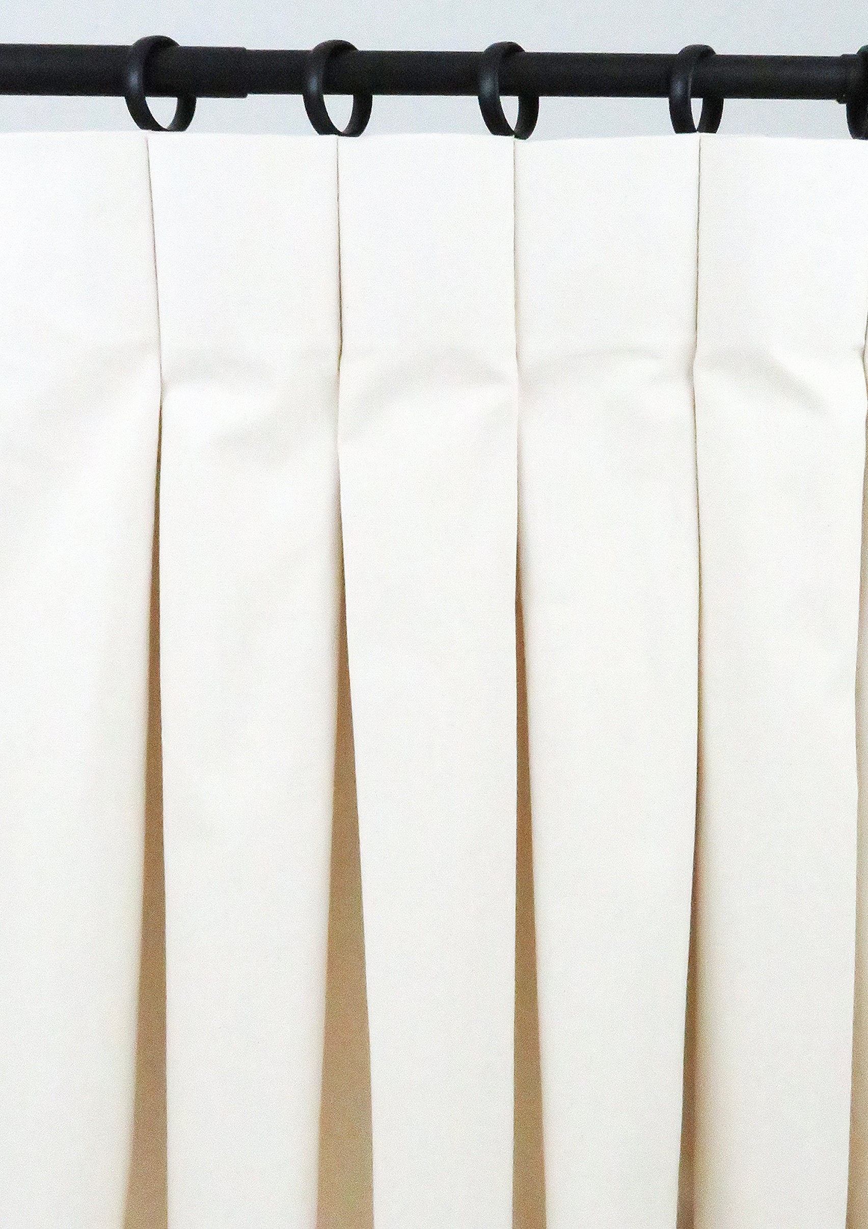 Inverted Box Pleat Curtain Panels Drapery, Window Treatments Living ...