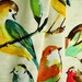 Bird Curtain Panels Bird Pattern Curtains Bird Curtains for | Etsy