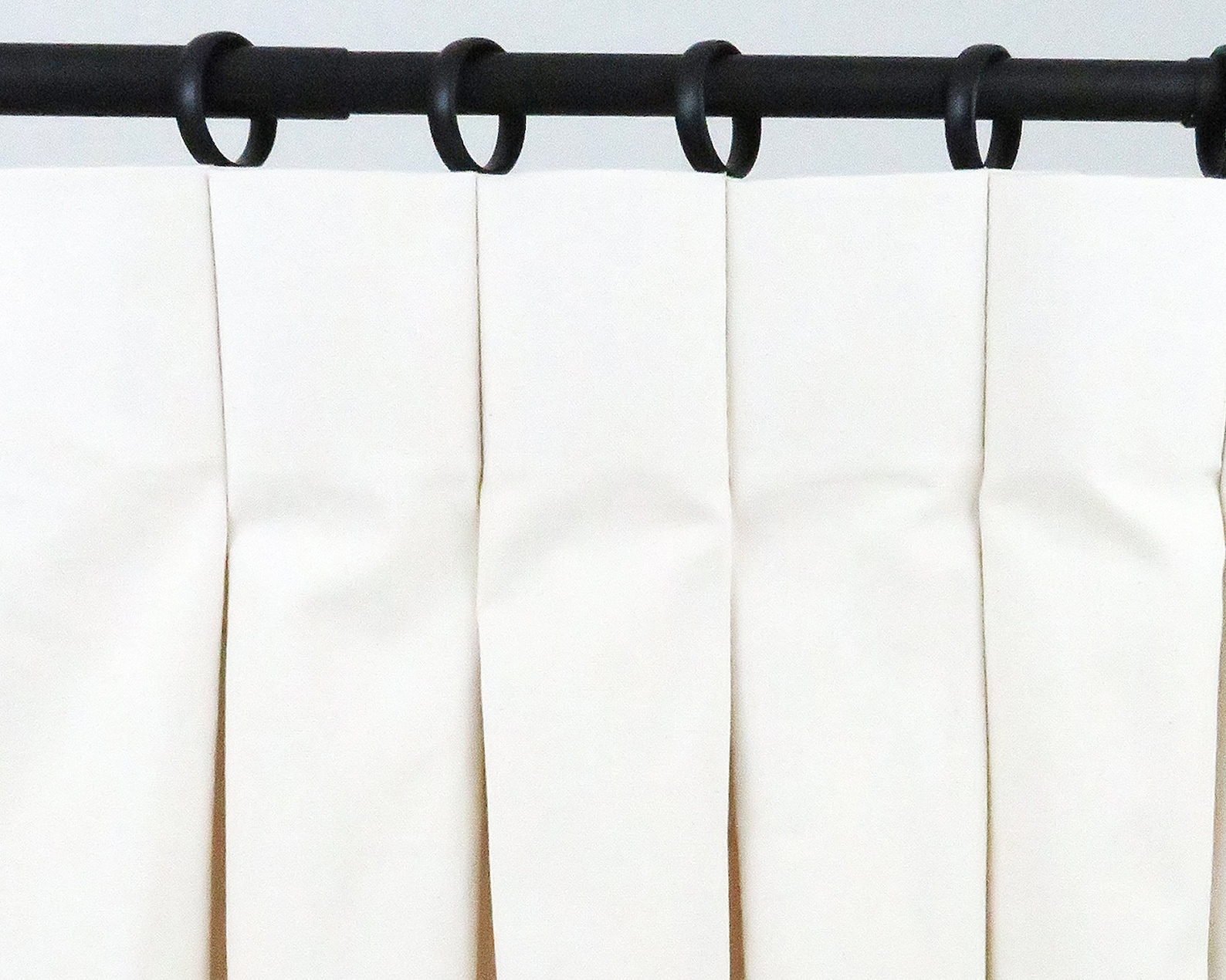 Inverted Box Pleat Curtain Panels Drapery, Window Treatments Living ...