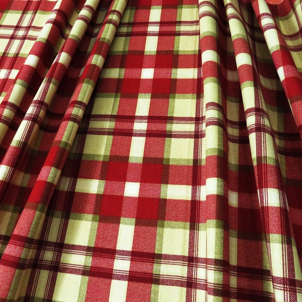 Buffalo Check Valance - Etsy