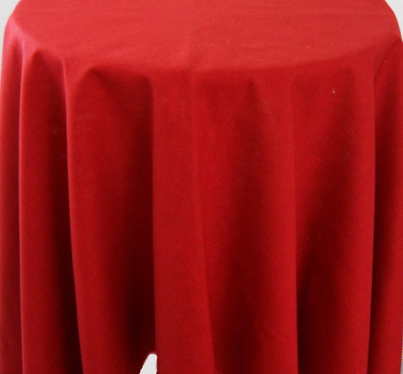 Dark Red Tablecloth