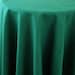 Green Round Tablecloth Cotton Fabric Plain Solid Table Cloth, Tabletop ...