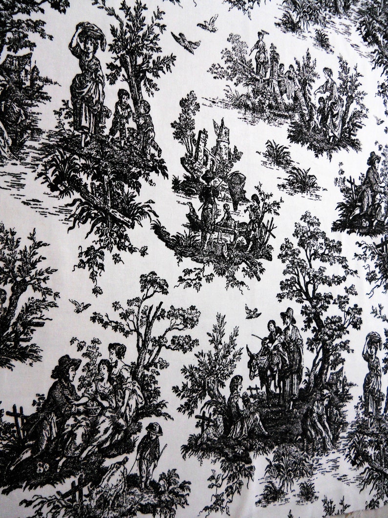 Black Toile Curtains Panels Pair 25 Lined Custom Drapery - Etsy