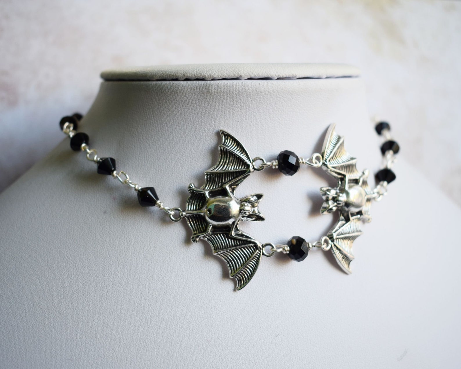 Bat Choker Bat Necklace Gothic Bat Choker Gothic Jewellery - Etsy UK