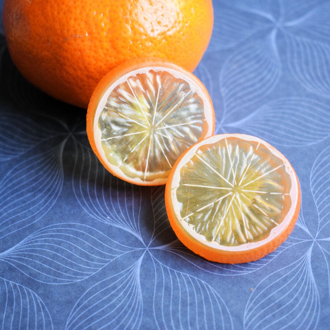 Citrus Slice Hair Clips, Choose Lemon, Lime or Orange. Fruit Jewellery ...