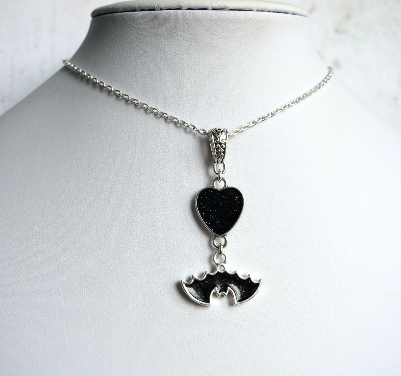 Bat Choker Bat Necklace Gothic Bat Choker Gothic Jewellery | Etsy UK