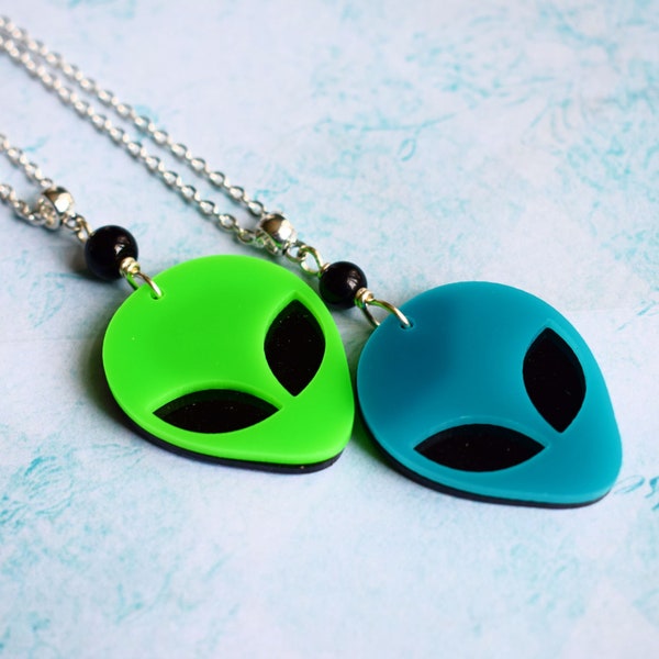 Alien Necklace - Etsy UK