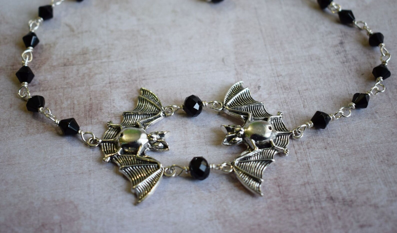 Bat Choker Bat Necklace Gothic Bat Choker Gothic Jewellery - Etsy UK