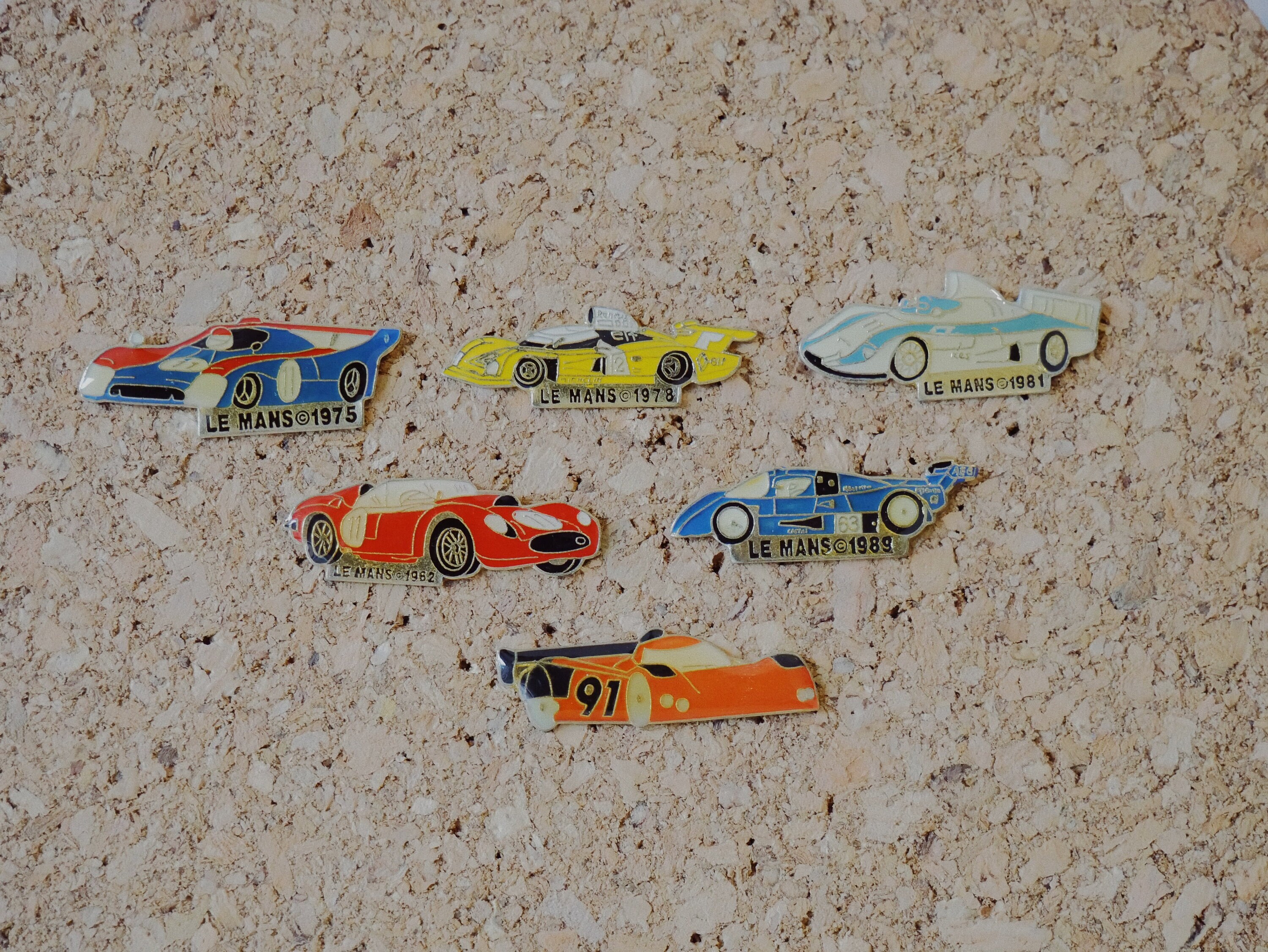 Vintage Le Mans Cars Enamel Pins - Etsy