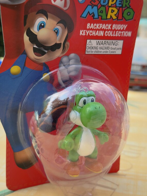 Yoshi - Super Mario backpack buddy keychain collection - Gem