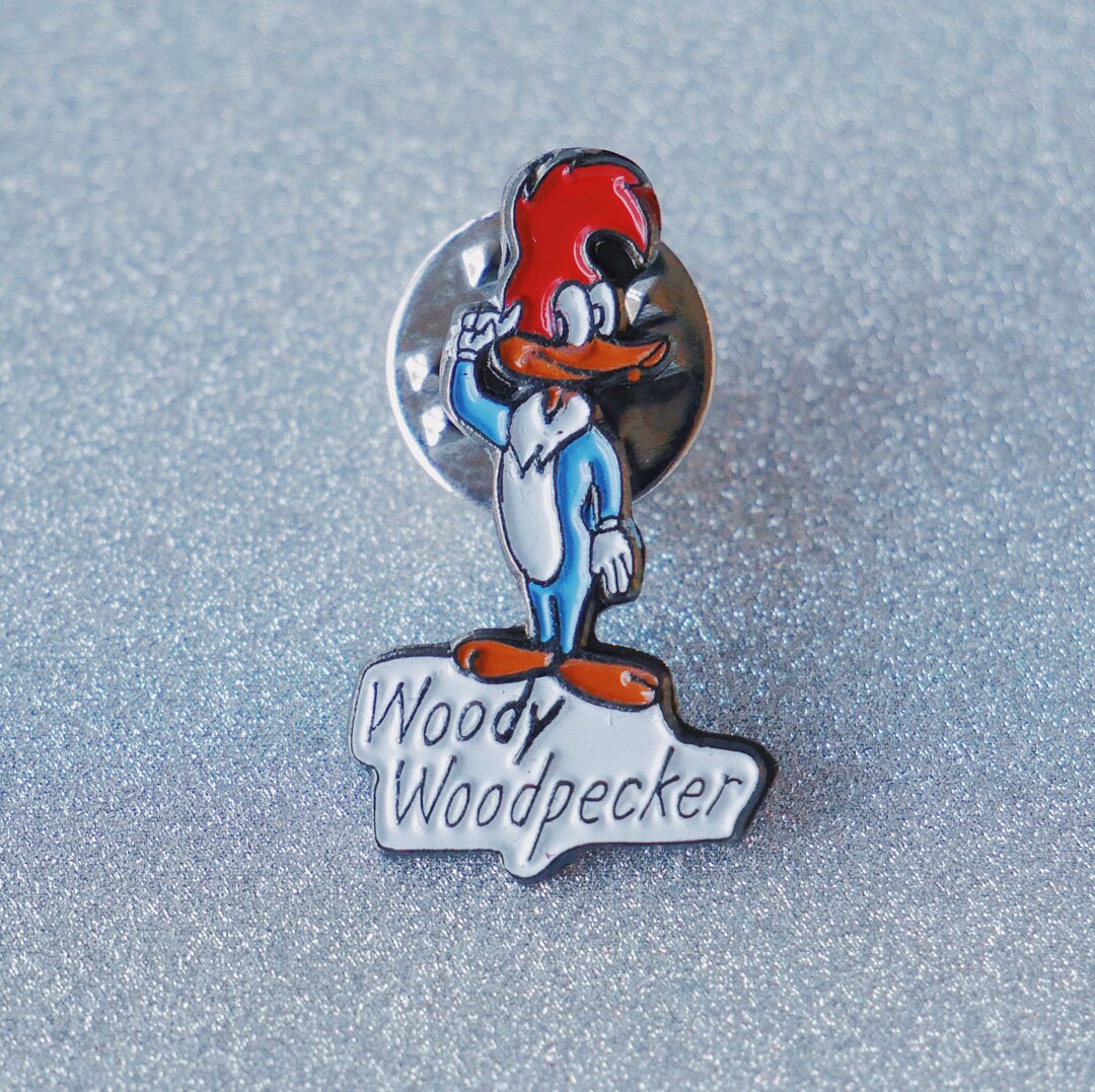 Woody Woodpecker Vintage Enamel Pin From the 1990s - Etsy