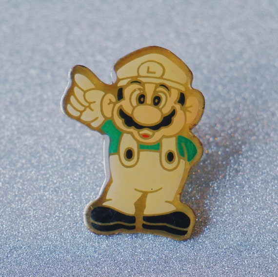 Super Mario in white overalls - 1988 Nintendo of Amer… - Gem
