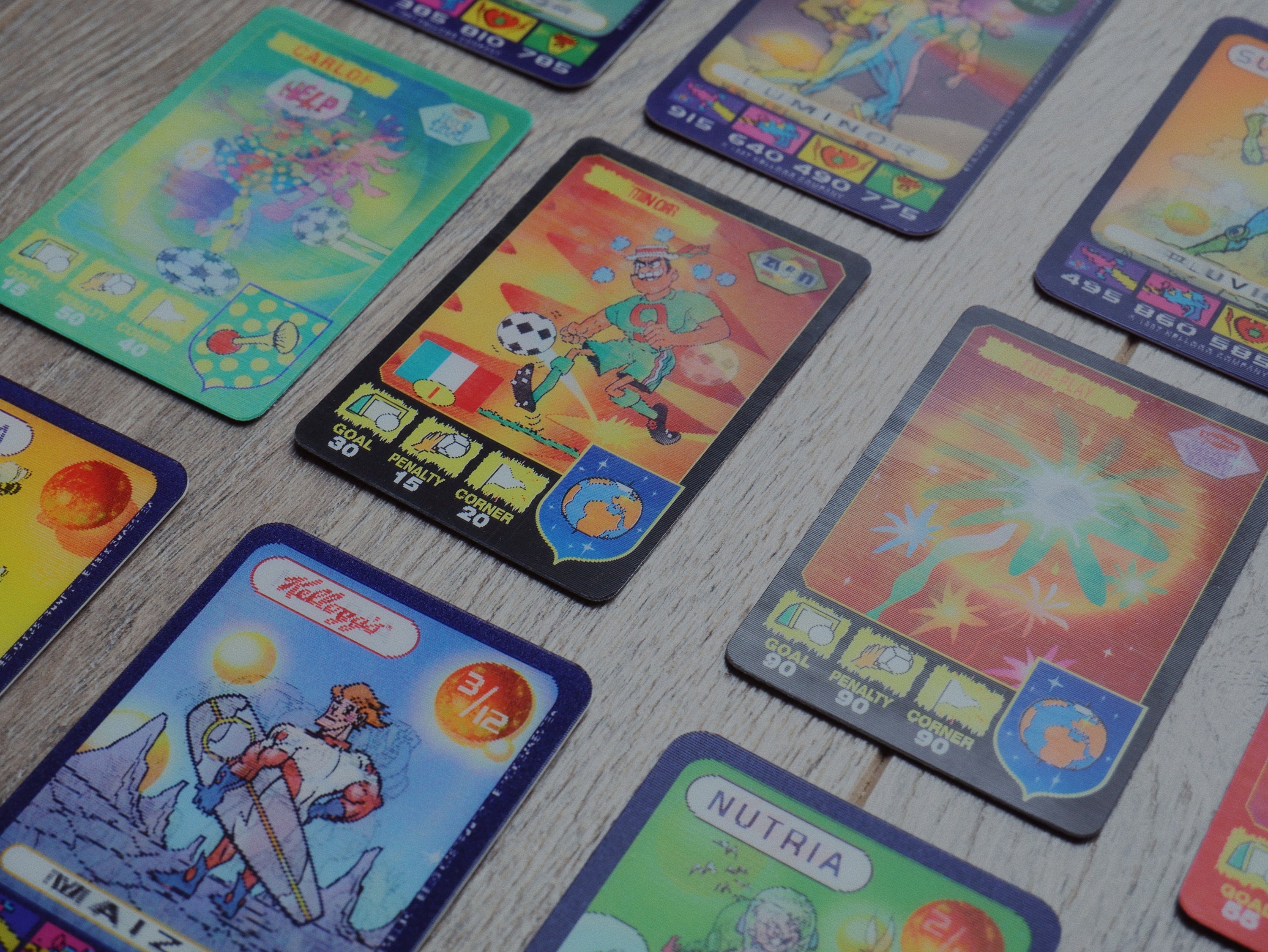 Vintage Lenticular Cards From Kelloggs spacix, Milkyway, Snickers and ...