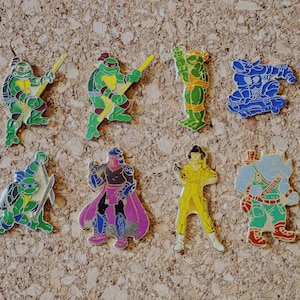 Teenage Mutant Ninja Turtles - Vintage Enamel Pins - Donatello ...