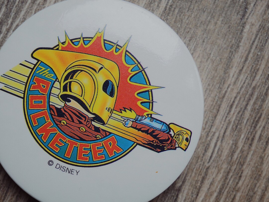 The Rocketeer Vintage Pin Brooch From the 1990s Disney - Etsy