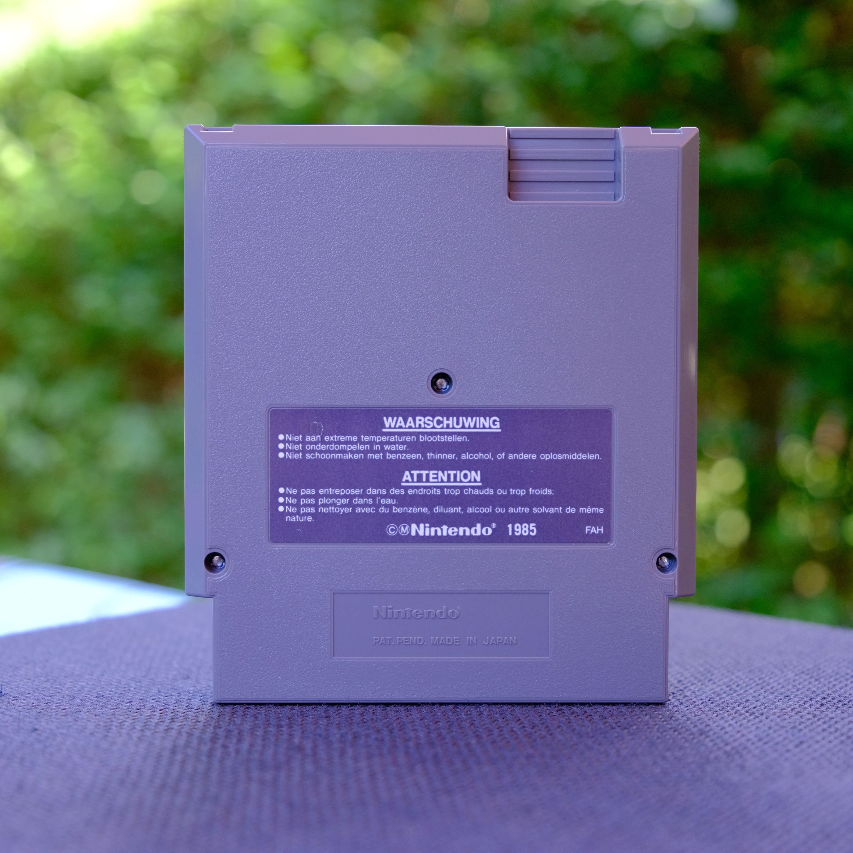 Authentic Nintendo NES Game metal Gear european PAL Version Genuine NES ...