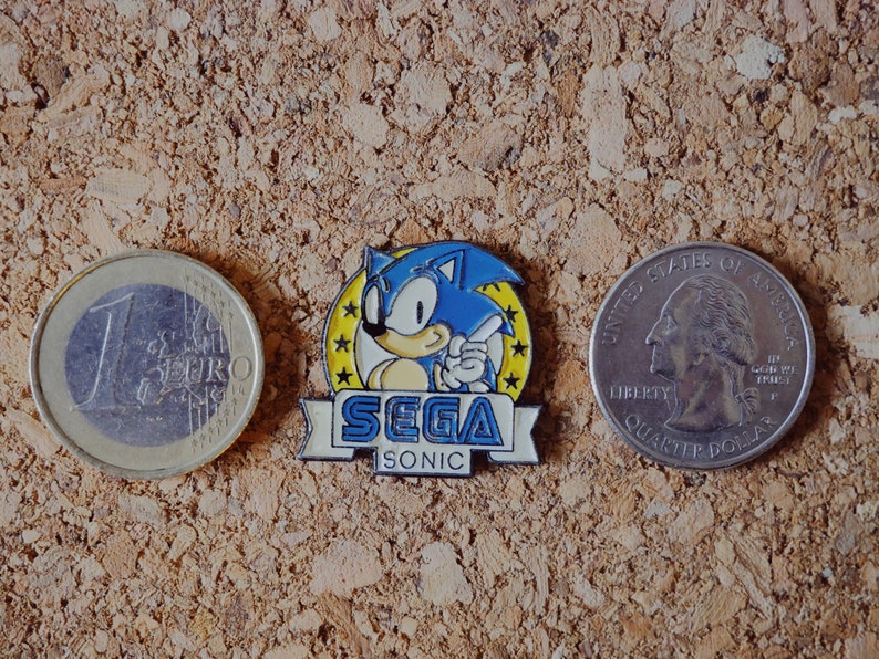 Sega Sonic the Hedgehog Vintage Enamel Pins From the 1990s - Etsy