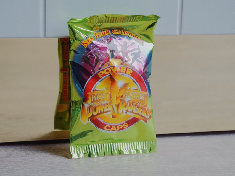 Mighty Morphin Power Rangers Power Caps Sealed Pack From - Etsy