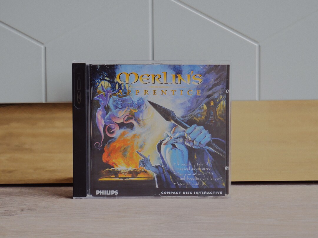 Vintage Merlin's Apprentice Cd-i Game - Philips Cd-i Interactive Game in Great Condition With ...