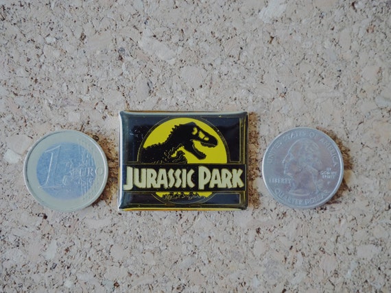 Jurassic Park vintage enamel pins from 1990s - Jurass… - Gem