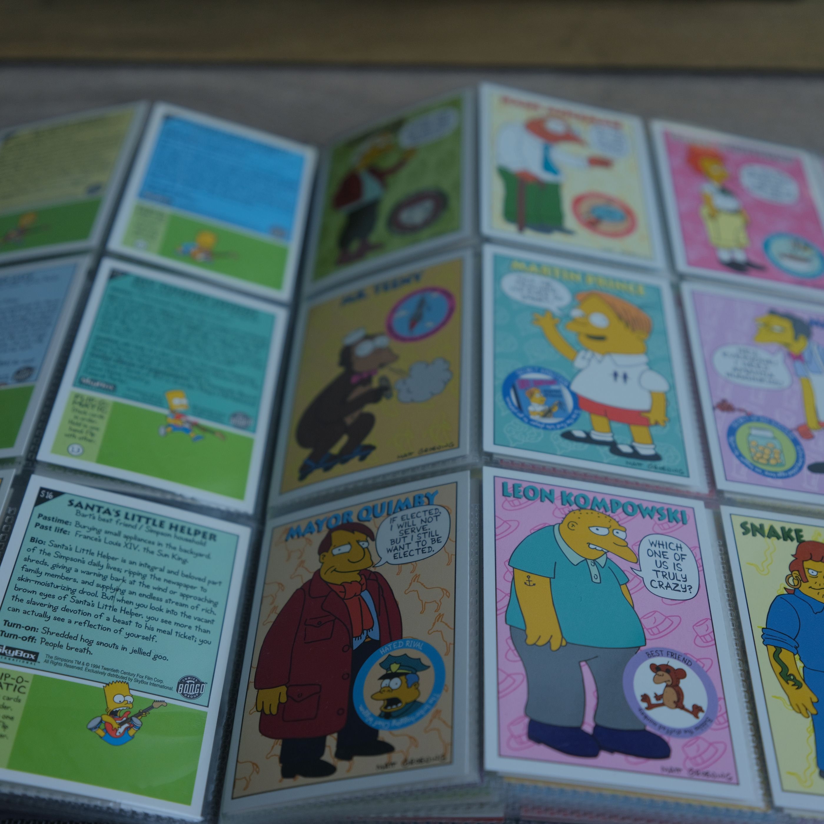 The Simpsons 1994 Skybox Trading Cards Complete Base Set of - Etsy