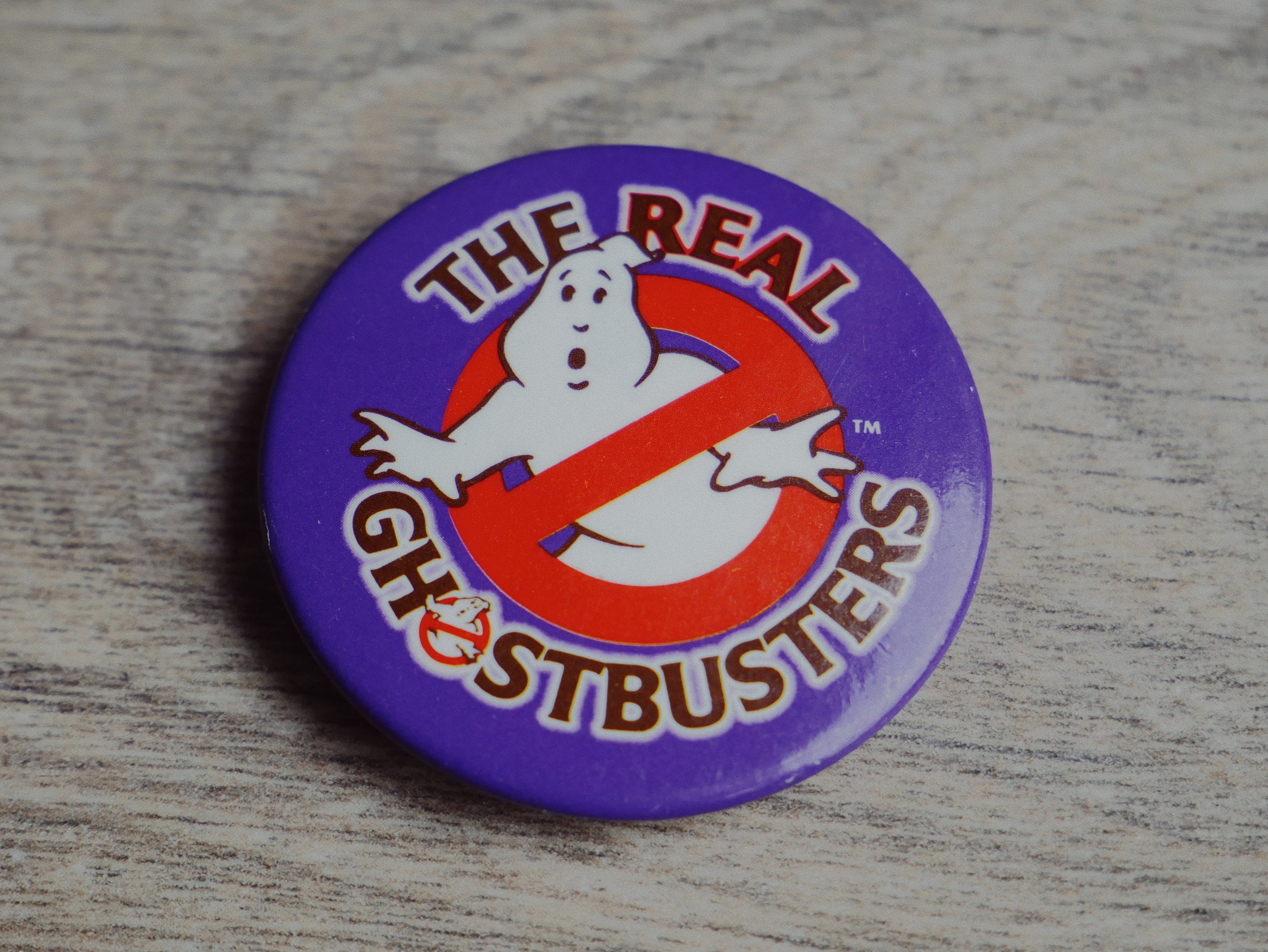 The Real Ghostbusters Logo Vintage Pin Brooch From the 1990s - Etsy
