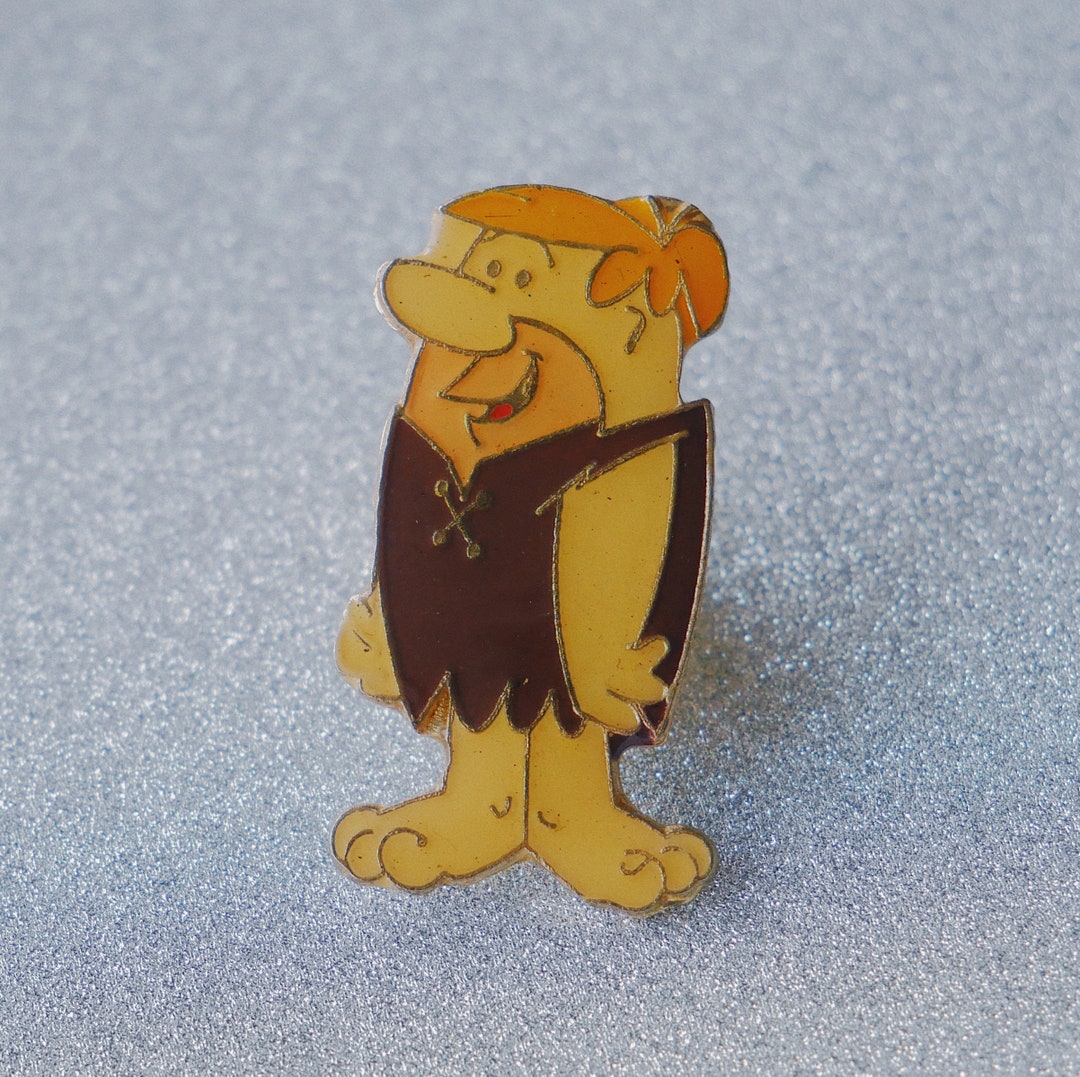 Barney Rubble From the Flintstones Vintage Enamel Pin - Etsy