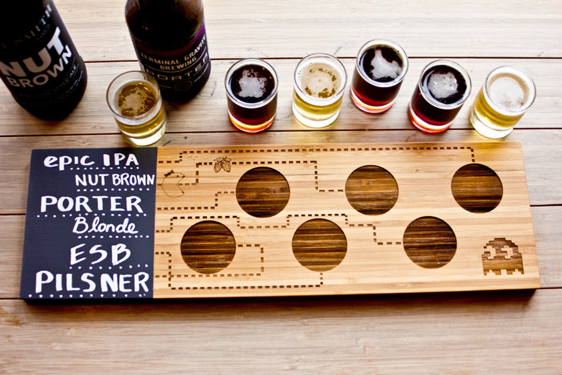 Beer Tasting Tray Beer Flight Tray | Etsy
