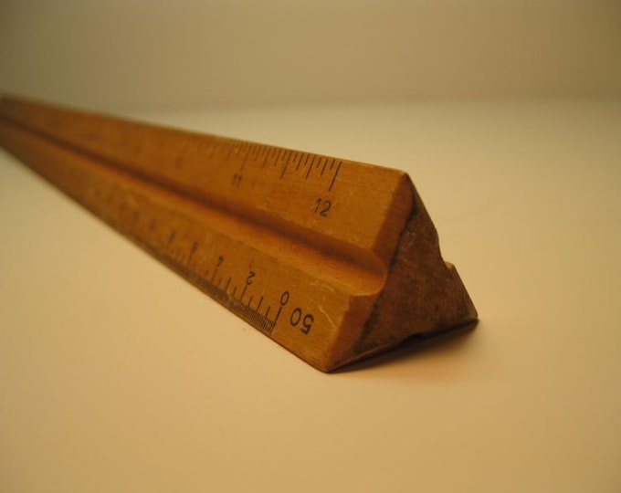 Vintage Drafting Boxwood Drafting Ruler Gramercy 530 Made in West ...