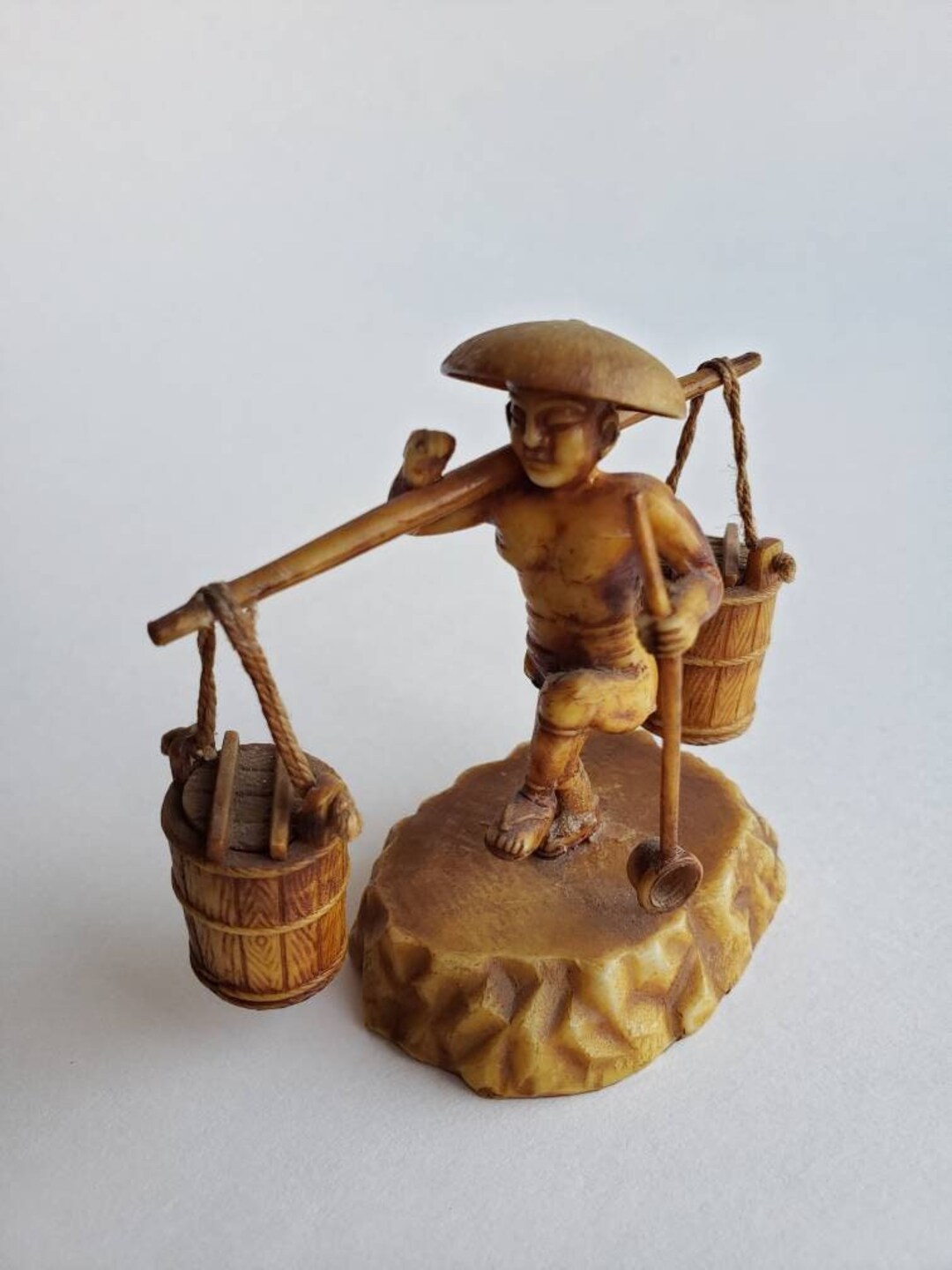 Vintage Japanese Celluloid Miniature Character Figurine Scull Stamp ...