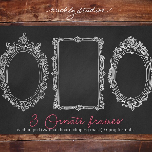 Chalkboard Frames - Etsy