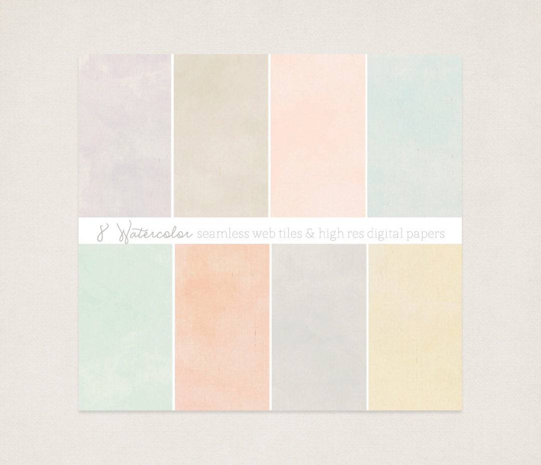 Watercolor Seamless Web Tile & Digital Paper, Repeating Pattern ...