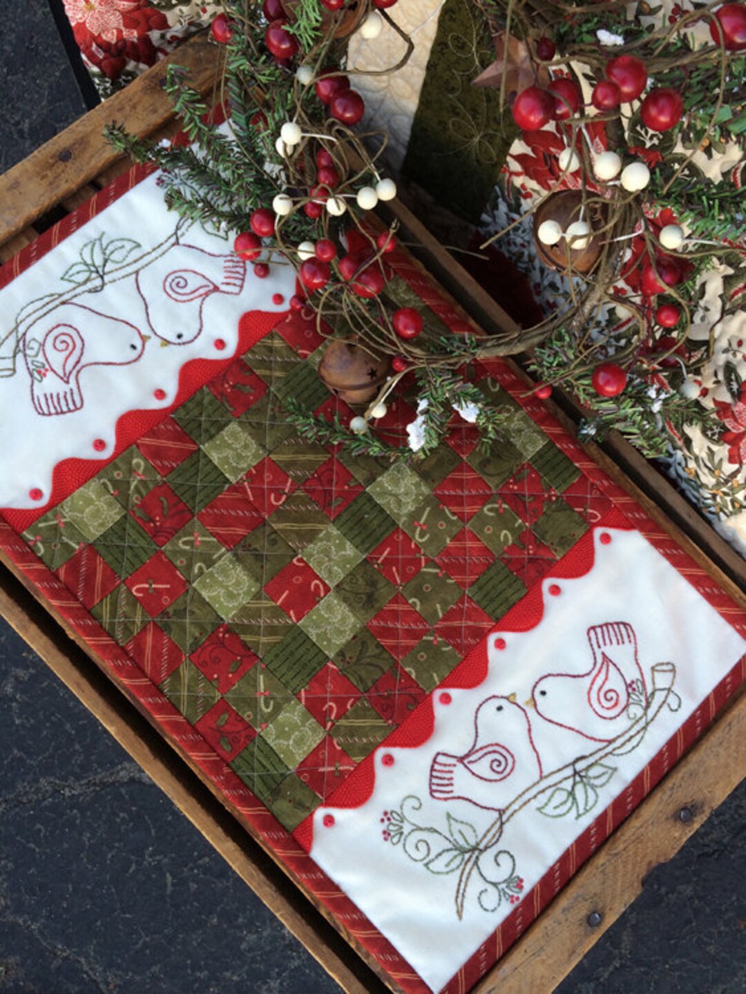 Quilted Friends Candle Mat PDF Pattern - Etsy