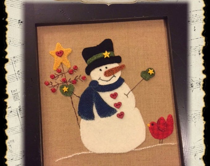 Winter Friends Wool Appliqué Kit and Pattern - Etsy