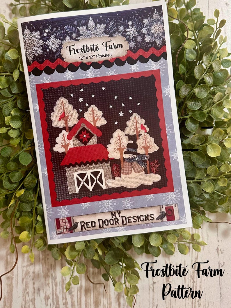 Frostbite Farm - Block #2 - Wool Applique - PLEASE SEE PHOTOS Before ...