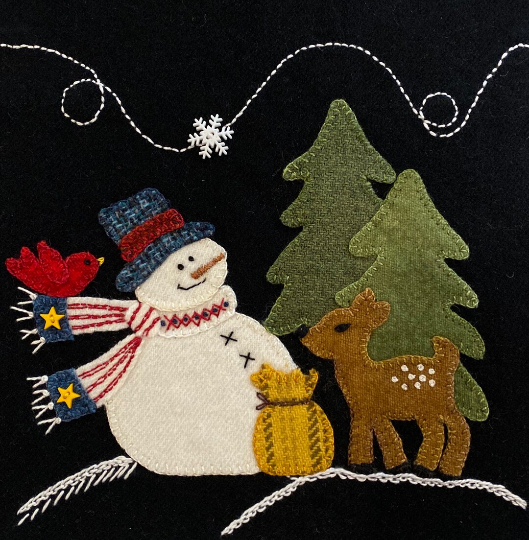 Wooly Block Adventure - "into the Woods" - Printed Pattern - Etsy