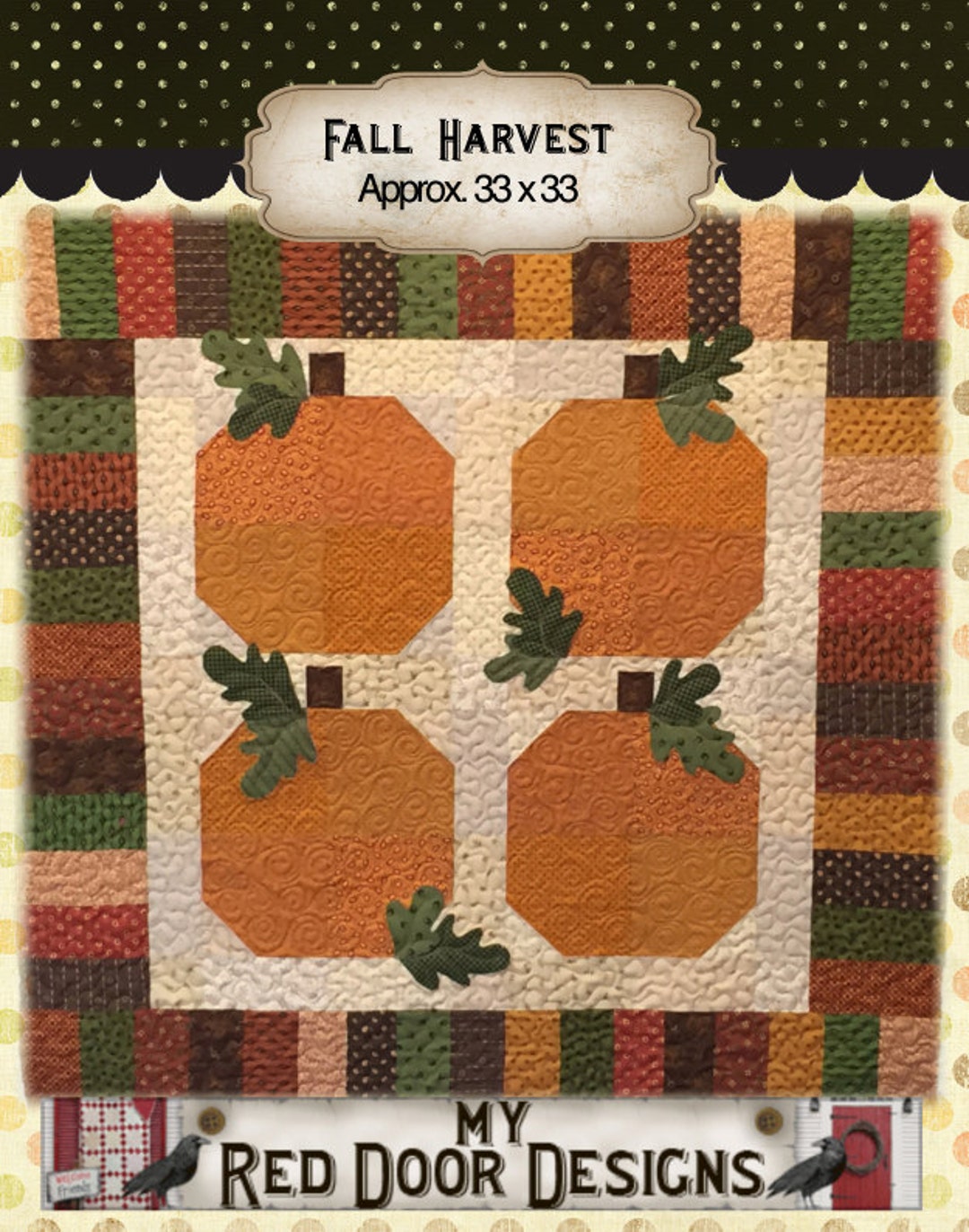 Fall Harvest PDF Quilt Pattern - Etsy