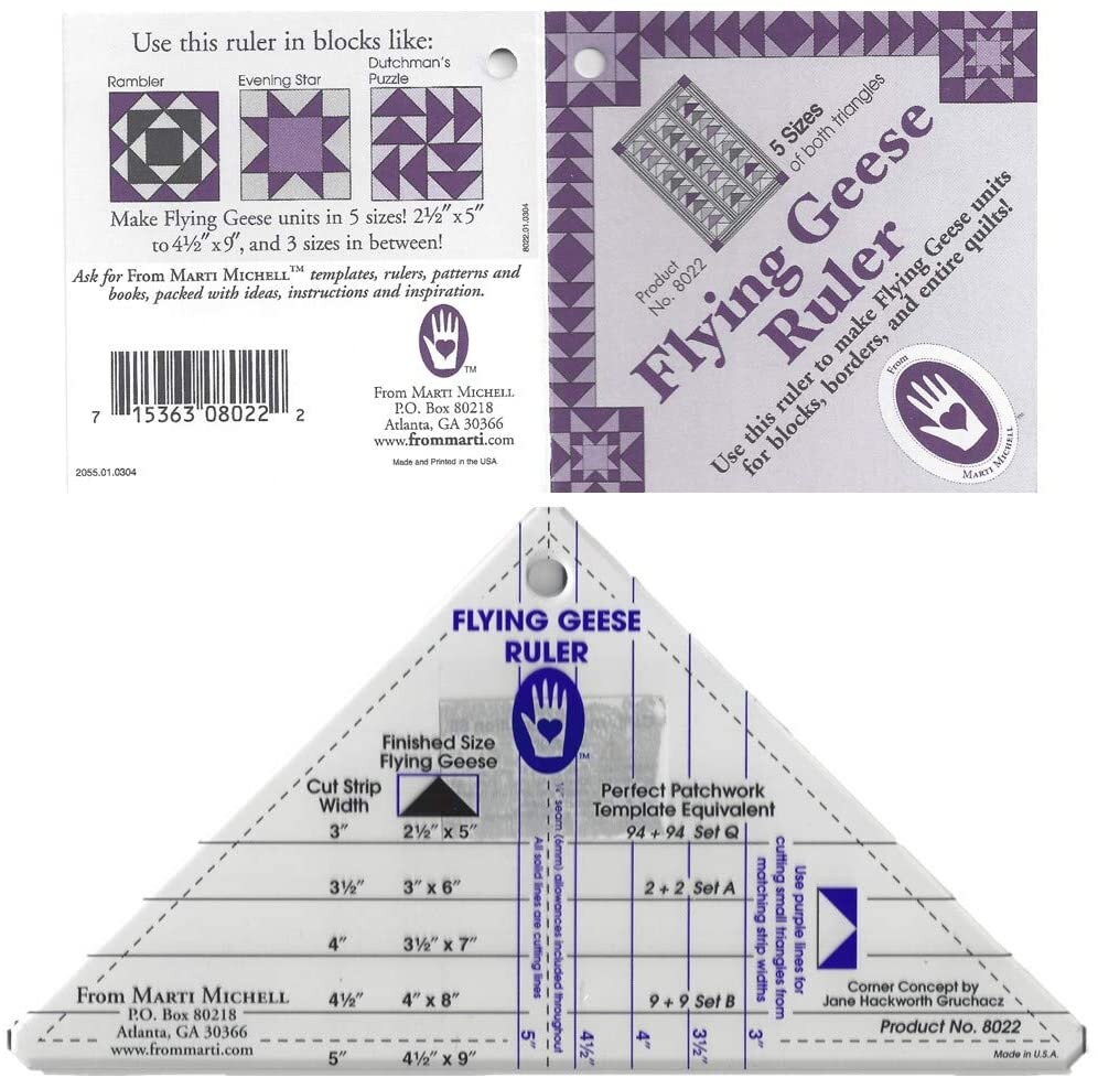 Flying Geese Ruler for Fall on the Farm Quilt Pattern by - Etsy