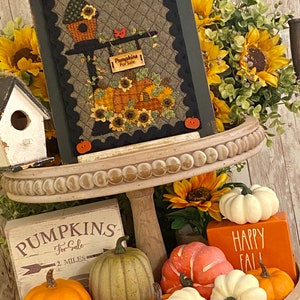 BIRD HOUSE Series Hello Fall -- KIT & Pattern -- #10 October for ...