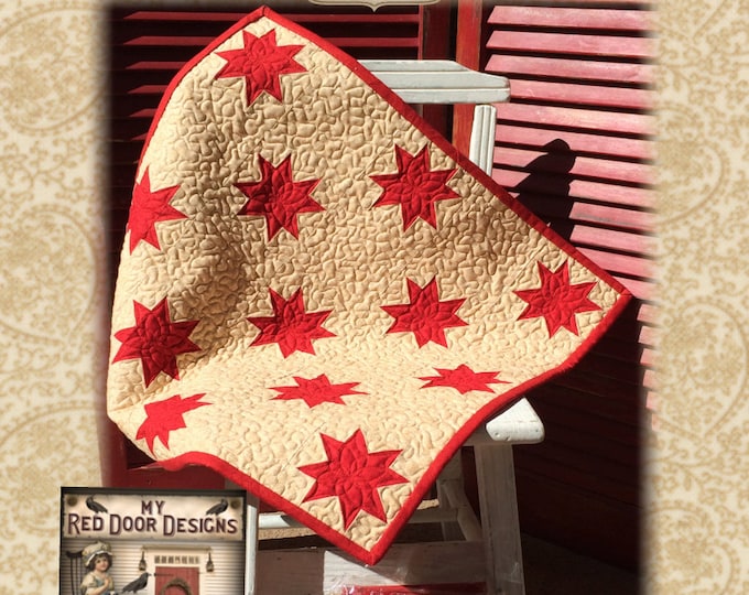 My Red Star Pdf Quilt Pattern - Etsy
