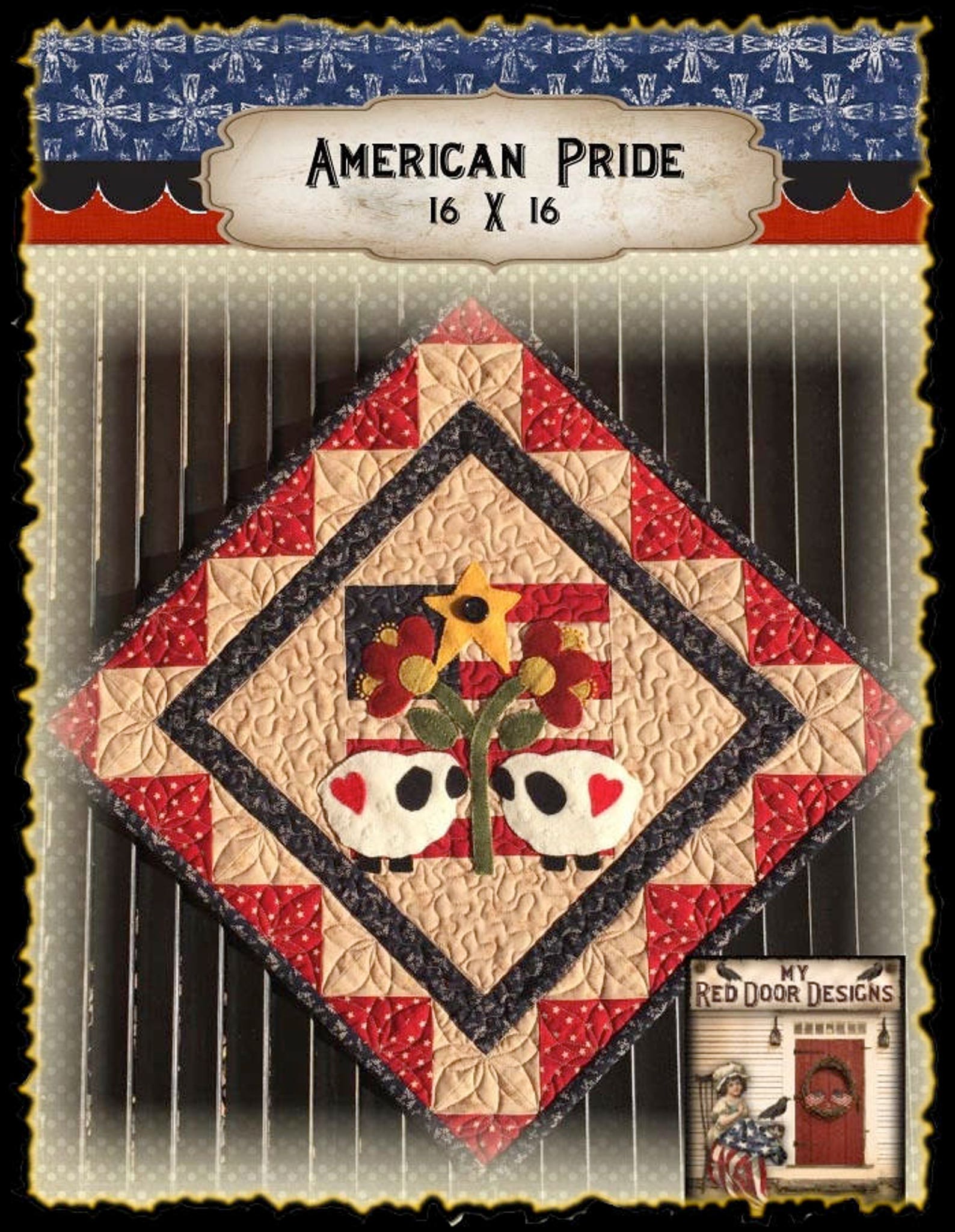 American Pride Mini Quilt Pattern | Etsy