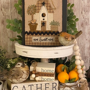 Home Sweet Home BIRD HOUSE Series-- KIT & Pattern -- #4 April for May ...