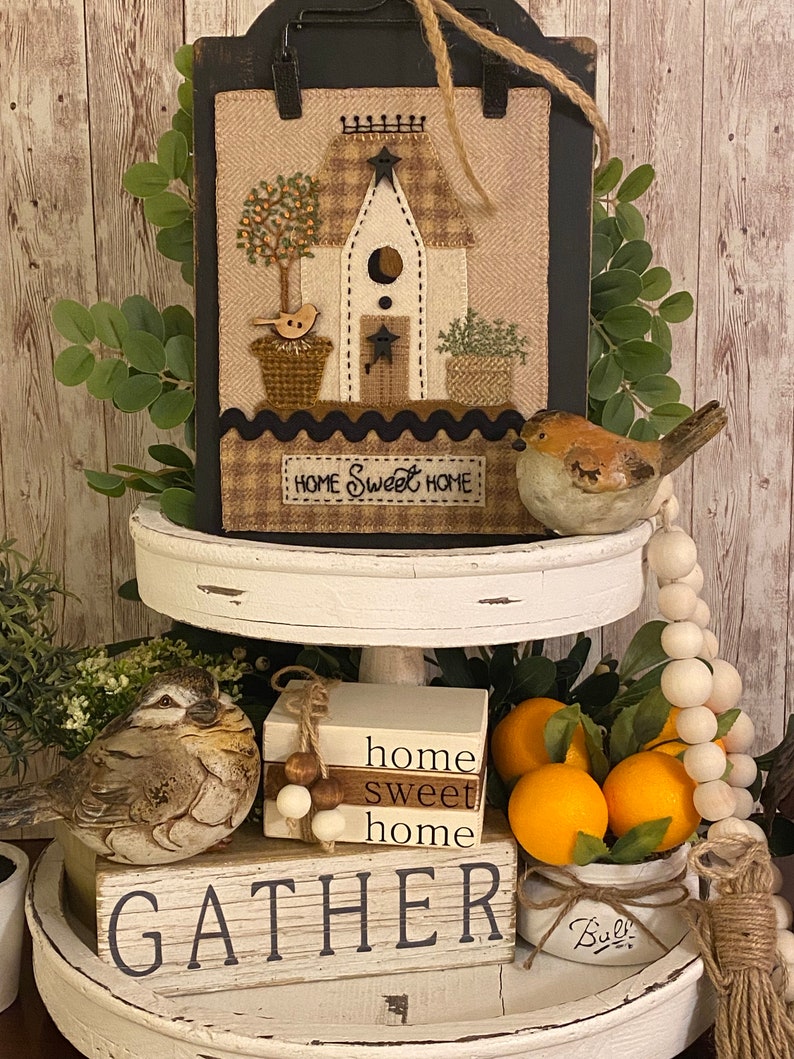 Home Sweet Home BIRD HOUSE Series KIT & Pattern 4 April - Etsy
