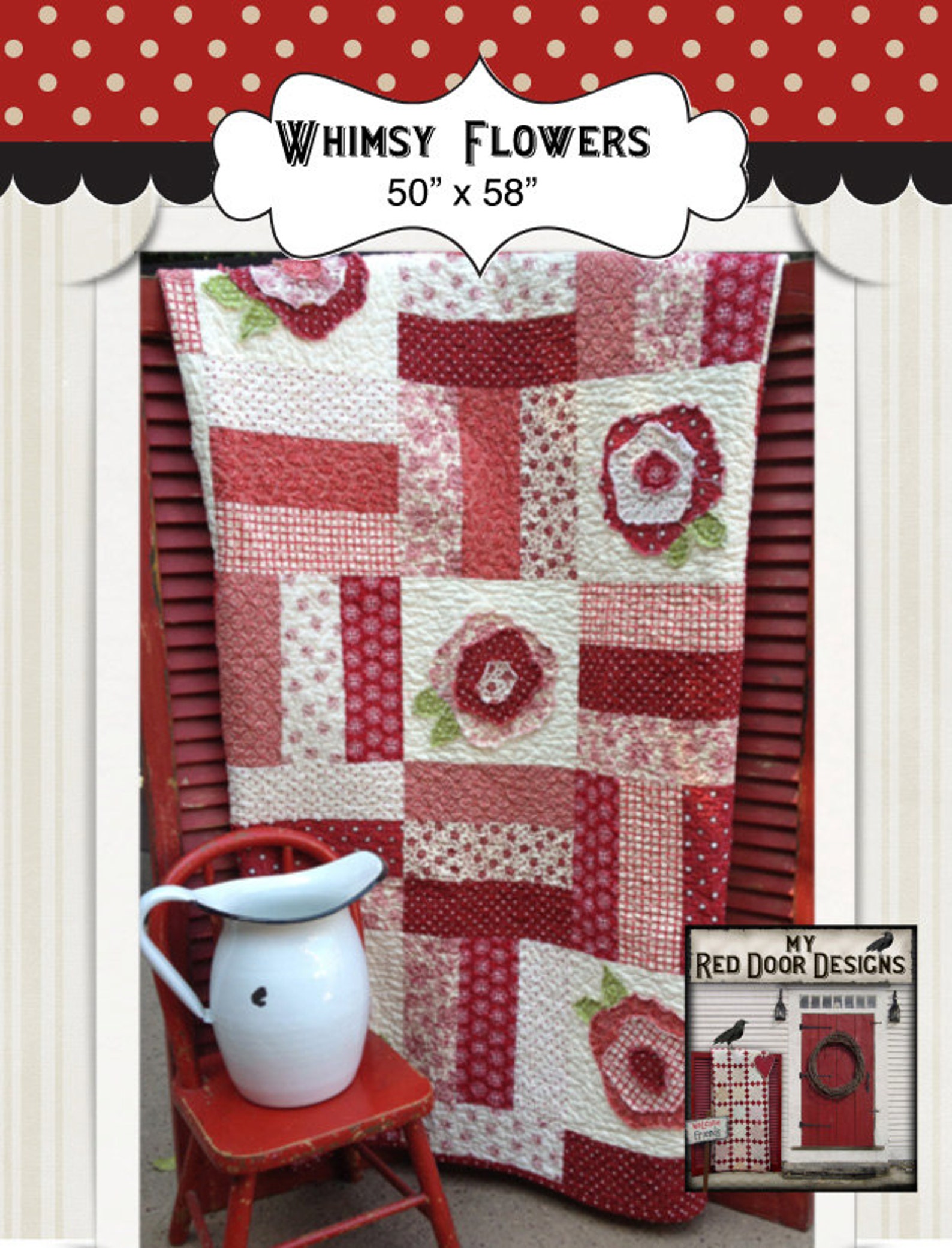 Whimsy Flowers PDF Quilt Pattern - Etsy